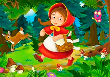 Dibujo De Caperucita Roja Habia Una Vez